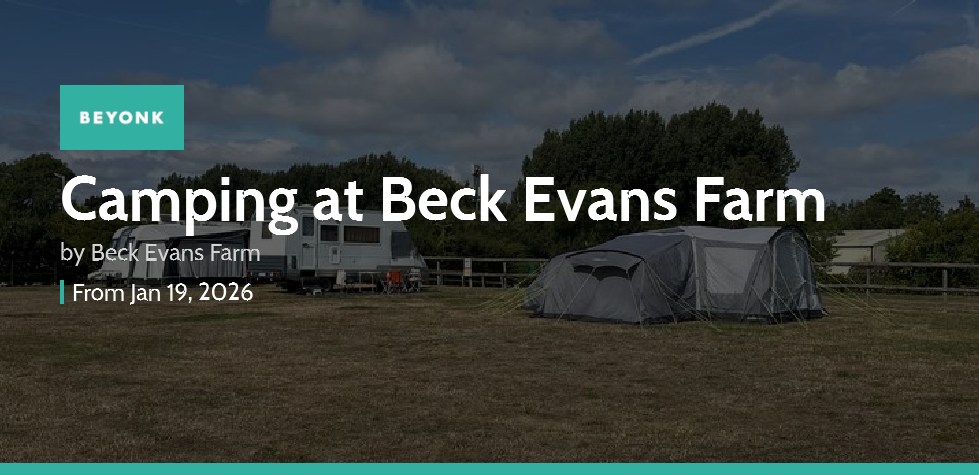 Beyonk | Camping at Beck Evans Farm